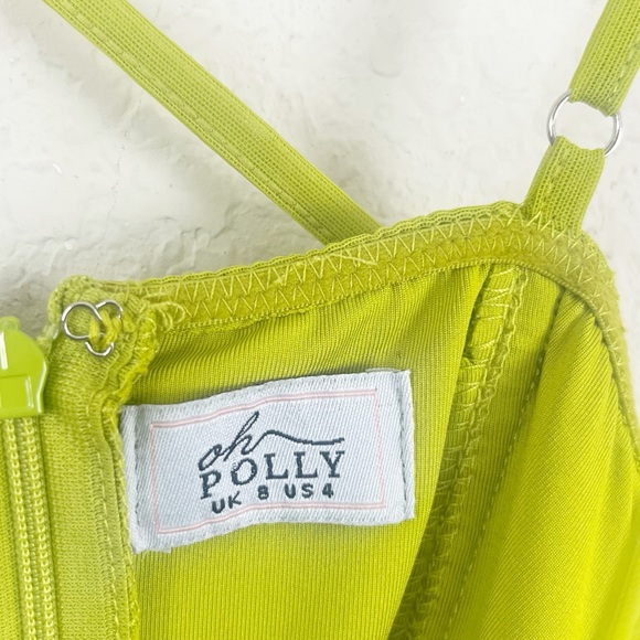 Oh Polly | Dresses | Oh Polly Emalee Off The Shoulder Mini Green Dress ...